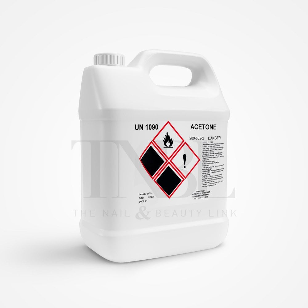 Discover TNBL Pure Acetone Gallon 5 Litres at 247 Nail Supply UK