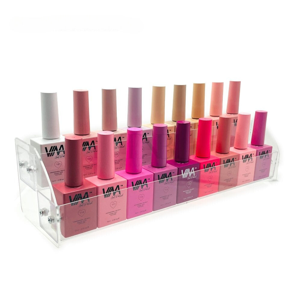 Elevate Salon with 2-Tier Acrylic Gel Nail Polish Display Stand
