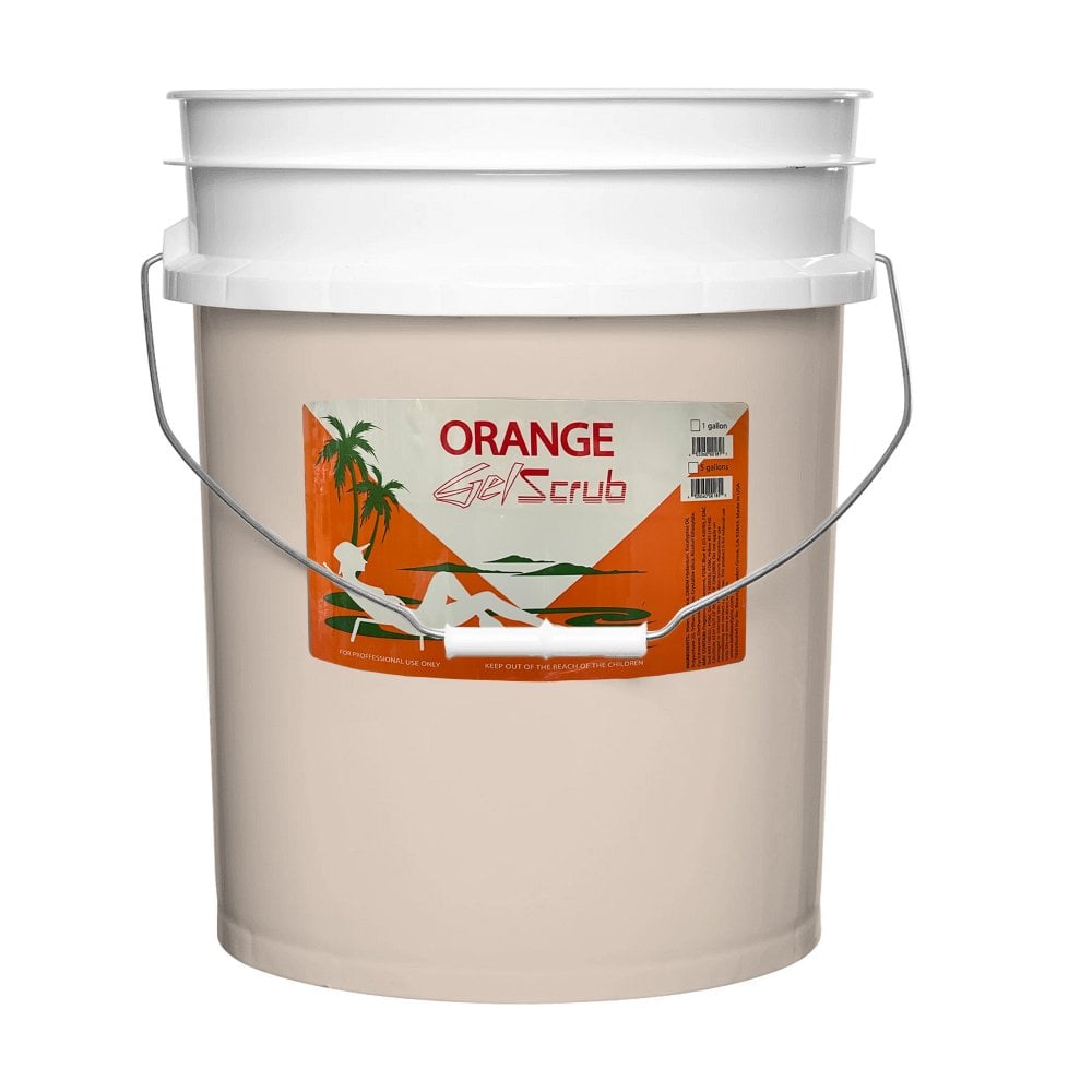 Orange Gel Scrub Bucket 5 Gallons
