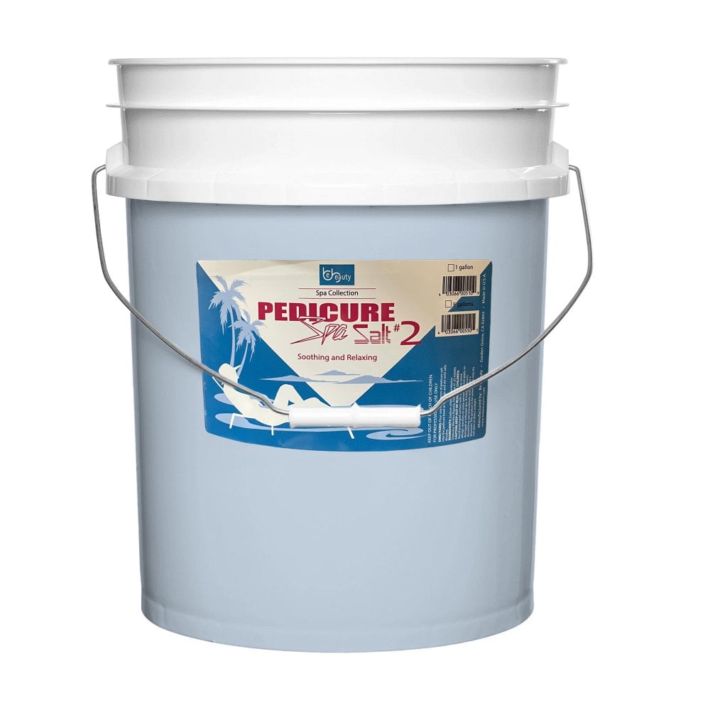 Pedicure Spa Salt #2 Gallon Bucket 5 Gallons