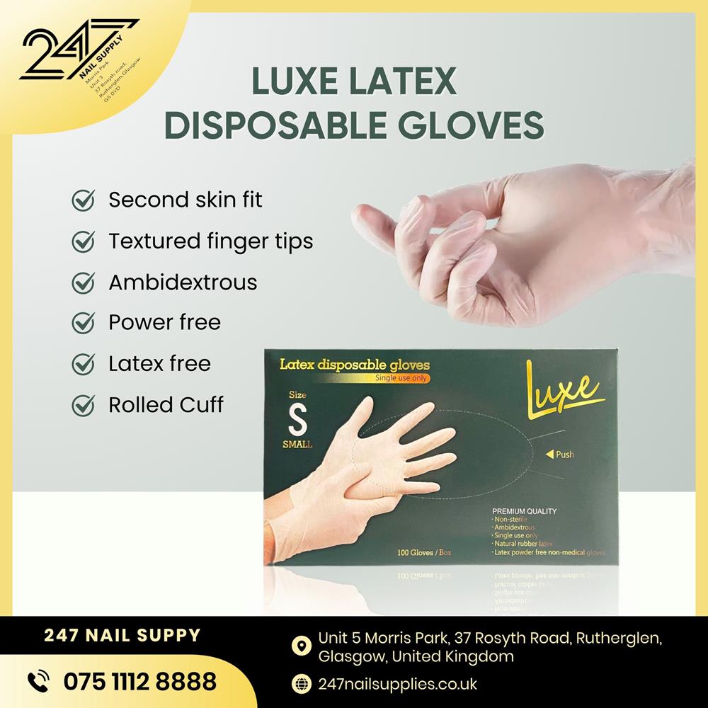 Luxe Latex-Free Disposable Gloves – Premium Comfort and Protection