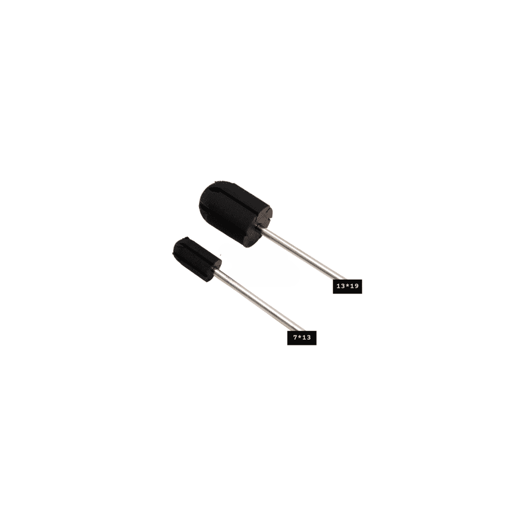 Experience Precision and Quality with Rubber Mandrel Black Round Head